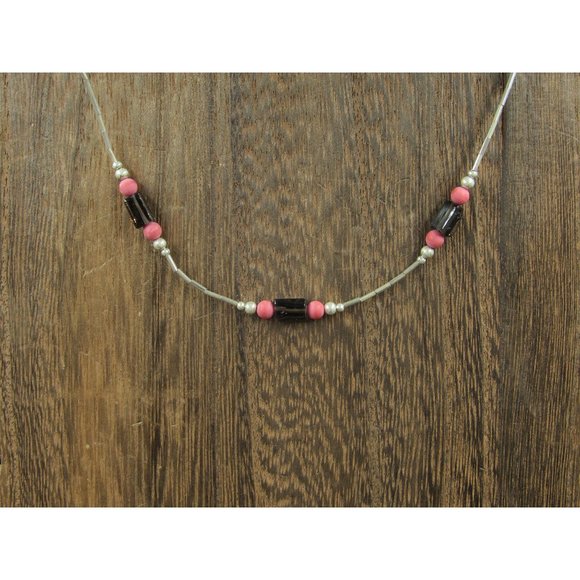 Jewelry | 16 Sterling Silver Tarnished Smoky Quartz And Red Shell ...